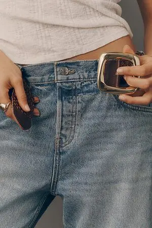EB DENIM Mid-rise Wide Leg Jeans - Drift