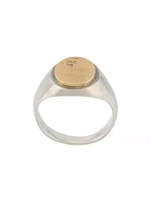 BUNNEY Disc Embellished Signet Ring