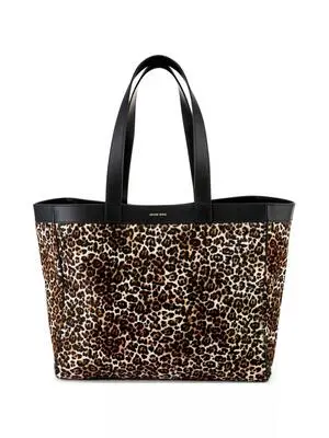 ANINE BING Medium Rio Leopard-print Tote Bag - Neutrals