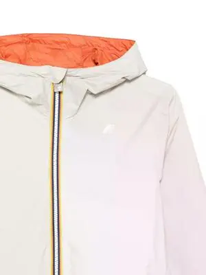 K-WAY Jake Plus.2 Hooded Reversible Jacket - Neutrals