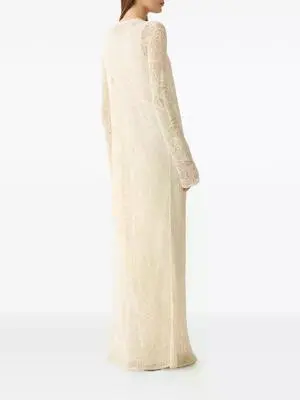 Fabiana Filippi Long Sleeve Tie Neck Cardigan-coat