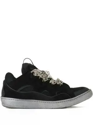 LANVIN Chain Plaque-detail Sneakers