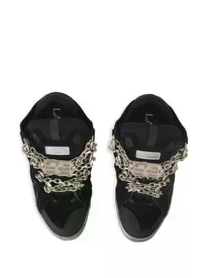 LANVIN Chain Plaque-detail Sneakers