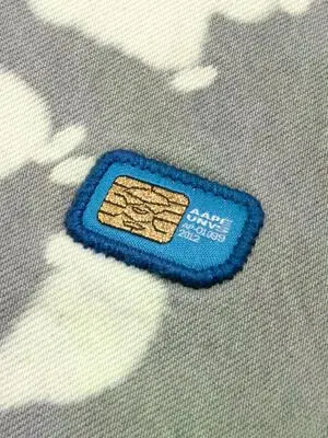 AAPE BY *A BATHING APE Hooded Splatter-patterned Shirt Jacket