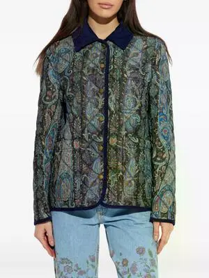 Etro Paisley Collared Jacket