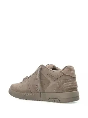 Off-White Suede Lace-up Sneakers