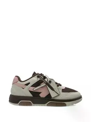 Off-White Out Of Office Arrow-motif Panelled Sneakers - Brown