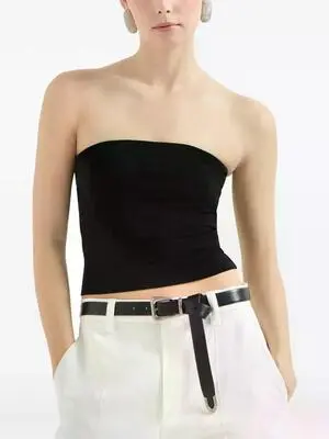 Brunello Cucinelli Off-the-shoulder Jersey Bandeau Top