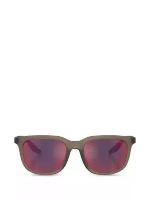Prada Linea Rossa Square-frame Sunglasses - Grey