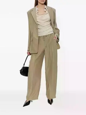 Alexander Wang Draped Long-sleeve Top
