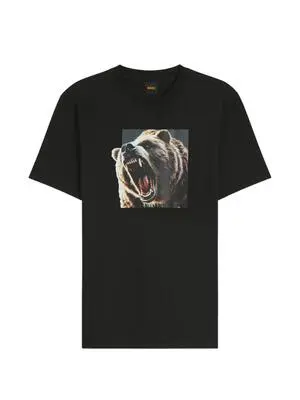 BOSS Dobermann Bear-print T-shirt