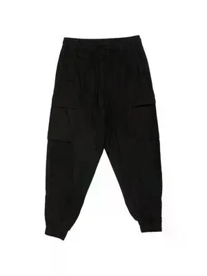 THOM KROM Drawstring Cargo Pants - Black