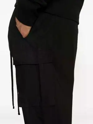 THOM KROM Drawstring Cargo Pants - Black