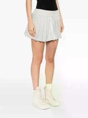 Norma Kamali Pleated Pickleball Mini Skirt