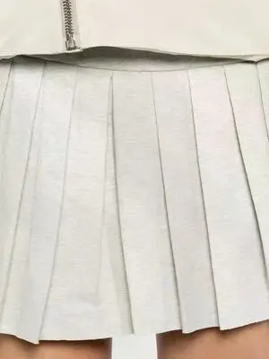 Norma Kamali Pleated Pickleball Mini Skirt