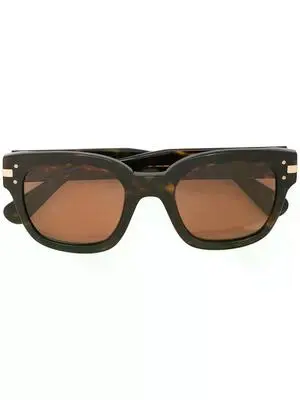 Amiri Tortoiseshell Square-frame Sunglasses - Brown