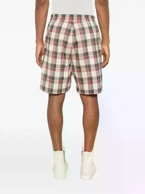 Rick Owens Plaid-pattern Shorts