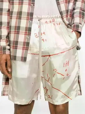 Rick Owens Plaid-pattern Shorts