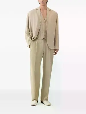 Jacquemus Pleated Trousers - Neutrals