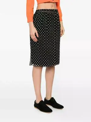 N°21 Elasticated Waistband Mini Skirt - Black