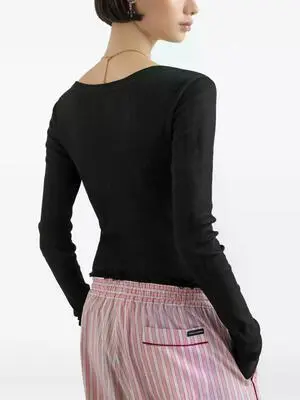 Dolce & Gabbana Buttoned Long-sleeve T-shirt