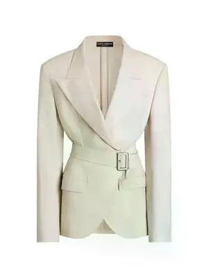 Dolce & Gabbana Single-breasted Belted Jacket