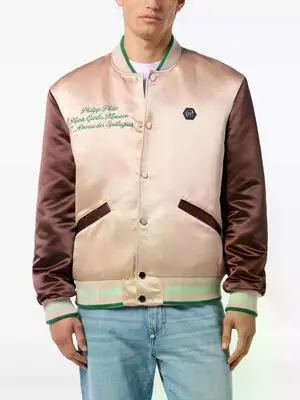 Philipp Plein Button-fastening Bomber Jacket