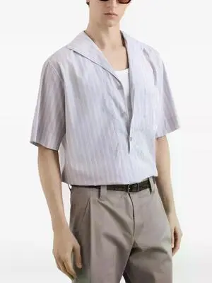 Dolce & Gabbana Striped-pattern Short-sleeve Shirt