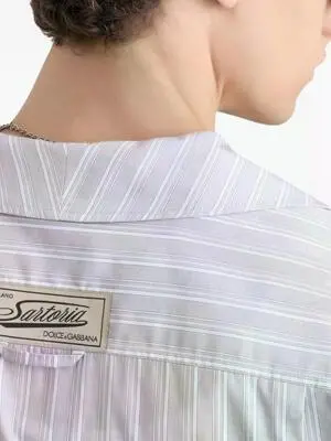 Dolce & Gabbana Striped-pattern Short-sleeve Shirt