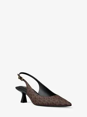 Michael Kors Amali Logo Pump - Brown
