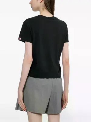 AAPE BY *A BATHING APE Heart-printed T-shirt - Black