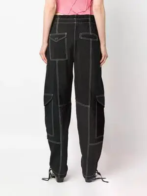 GANNI Topstitch Cargo Trousers