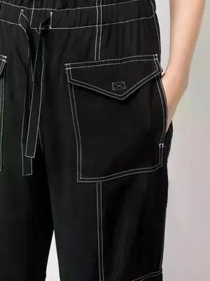 GANNI Topstitch Cargo Trousers
