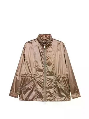 MOORER Eolia Zip-fastening Jacket - Brown