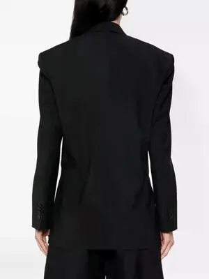 LARDINI Cameron Double-breasted Blazer - Black