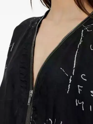 Rick Owens Printed Zip Jacket