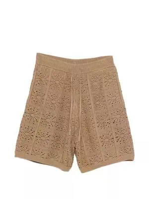 Maison Labiche Knitted Drawstring Shorts