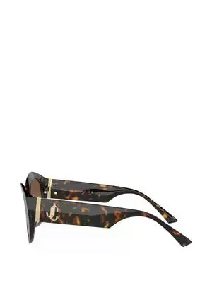 JIMMY CHOO Geometric Logo Sunglasses