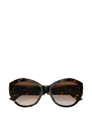 JIMMY CHOO Geometric Logo Sunglasses