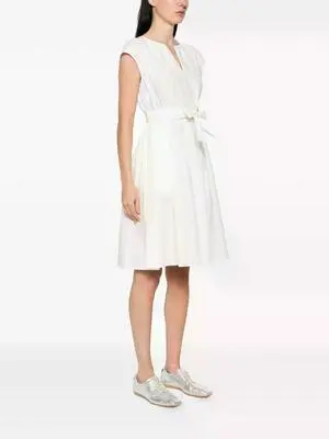 Woolrich Bow Midi Dress - Neutrals