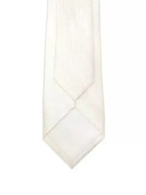 TOM FORD Textured Tie - Neutrals