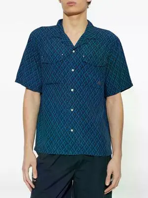 Moose Knuckles Patterned Shirt - Blue
