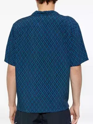 Moose Knuckles Patterned Shirt - Blue