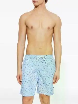 Paul & Shark Shark-print Swim Shorts