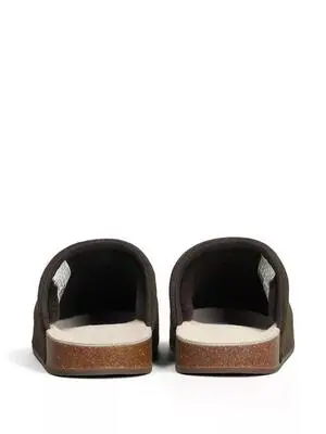 Adidas Adimule Leather Mules - Brown