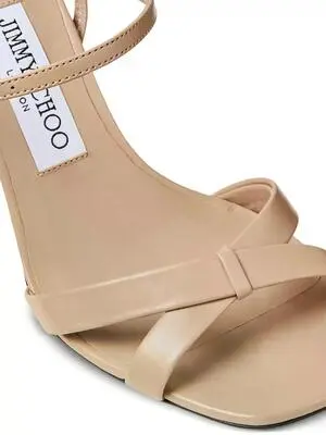 JIMMY CHOO Elsy Block-heel Sandals - Neutrals