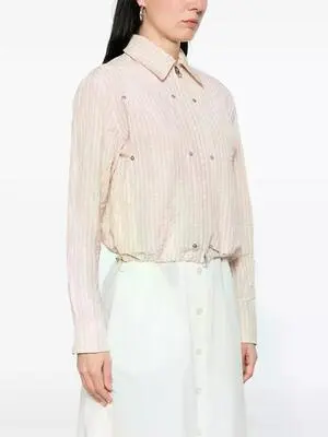 Moncler Gingham Patch Jacket - Neutrals