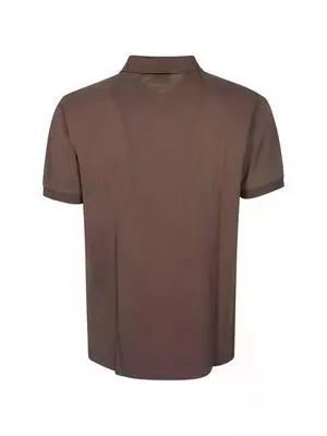 SUN 68 Bandana-collar Polo Shirt - Brown