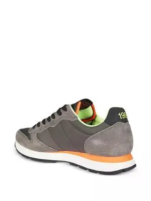 SUN 68 Tom Fluo Logo Detail Sneakers - Grey