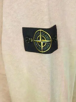 Stone Island Logo-patch Crew-neck Sweatshirt